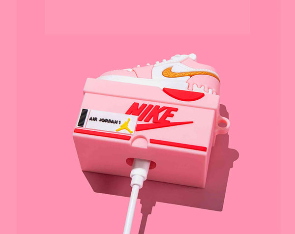 Pink Air Jordan Sneakers AirPods Case - The Sparkle Case